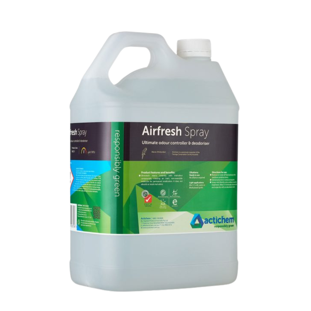 Airfresh Spray - Enzyme Based Odour Control - GECA Approved (AP511 ...