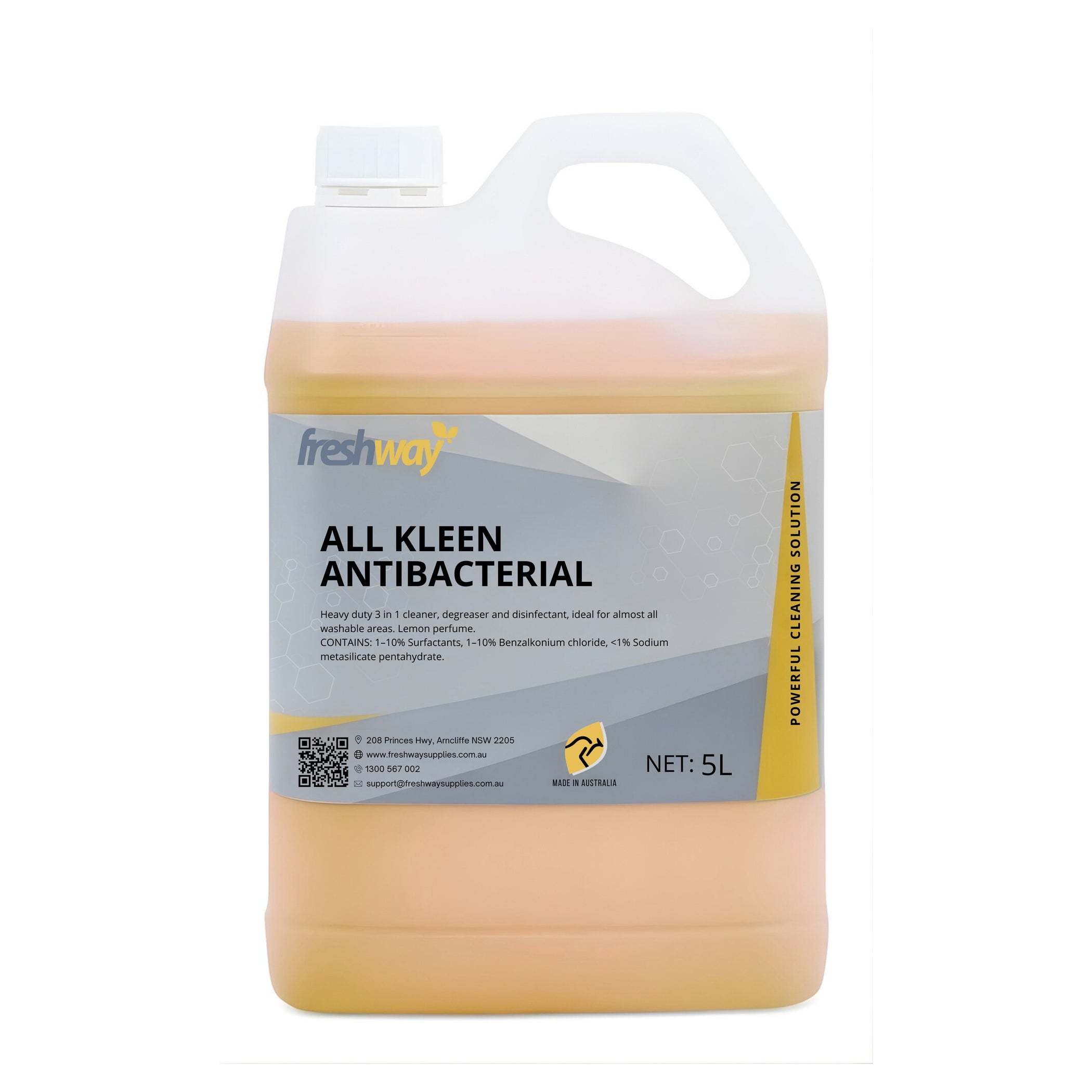 All Kleen 725 Antibacterial Cleaner – Disinfectant, Degreaser ...