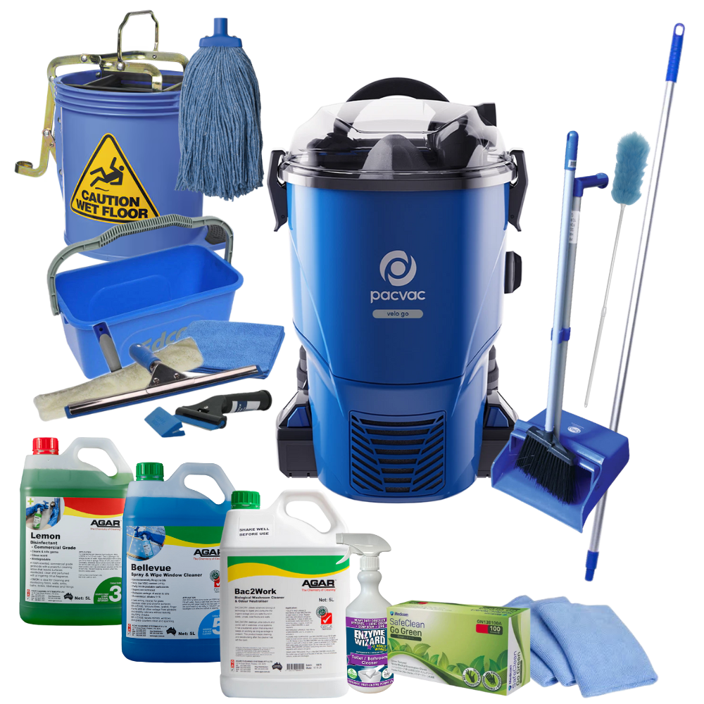 Eco-Conscious Commercial Cleaners Kit with Battery Vacuum — Freshway ...