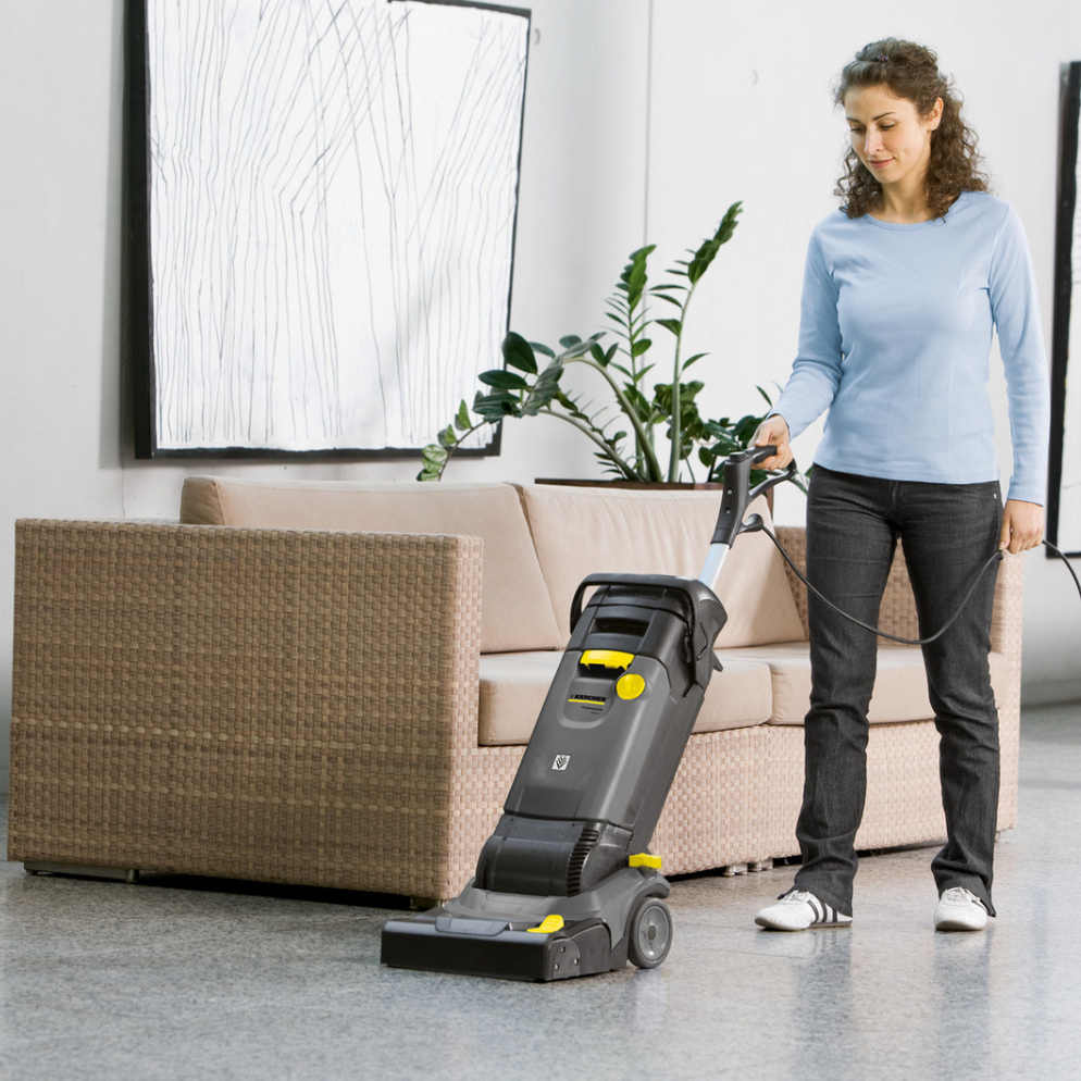 Kärcher BR 30/4 Compact Upright Scrubber – Efficient Floor Scrubbing ...