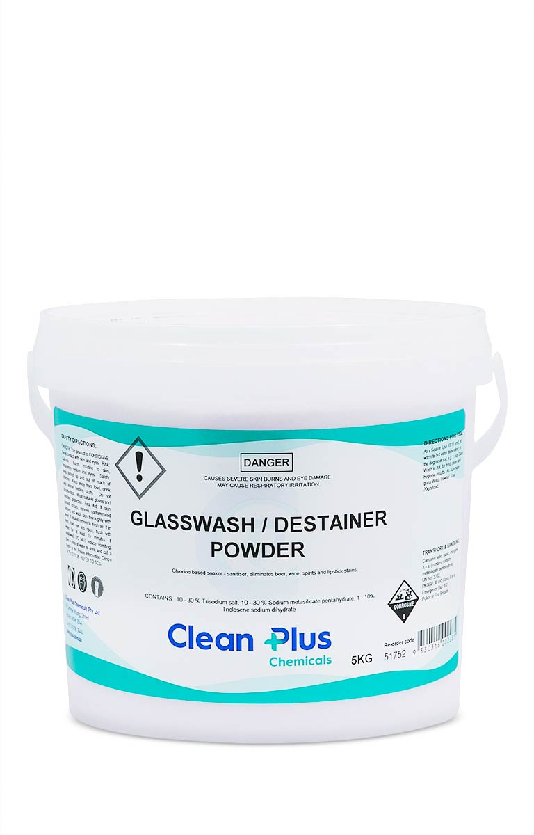Glasswash / Destainer Powder — Freshway Supplies